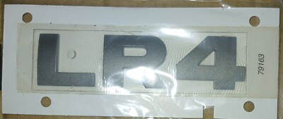 Land Rover OEM L319 LR4 Brunel Metallic Tailgate Name Plate Badge Brand ...
