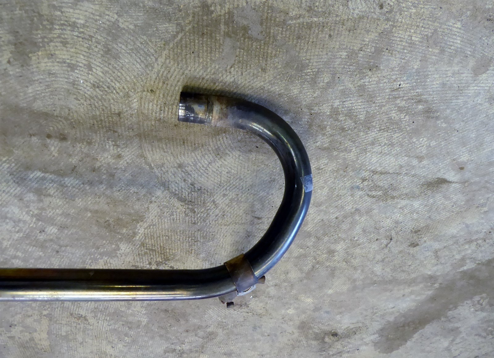 1980 BMW R65 Airhead R75 R100 S348-3. right exhaust header muffler tail ...