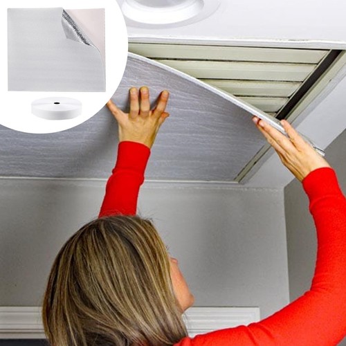 House Attic Ceiling Fan Shutter Cover Vent Insulation Cover Velkro Tape | eBay