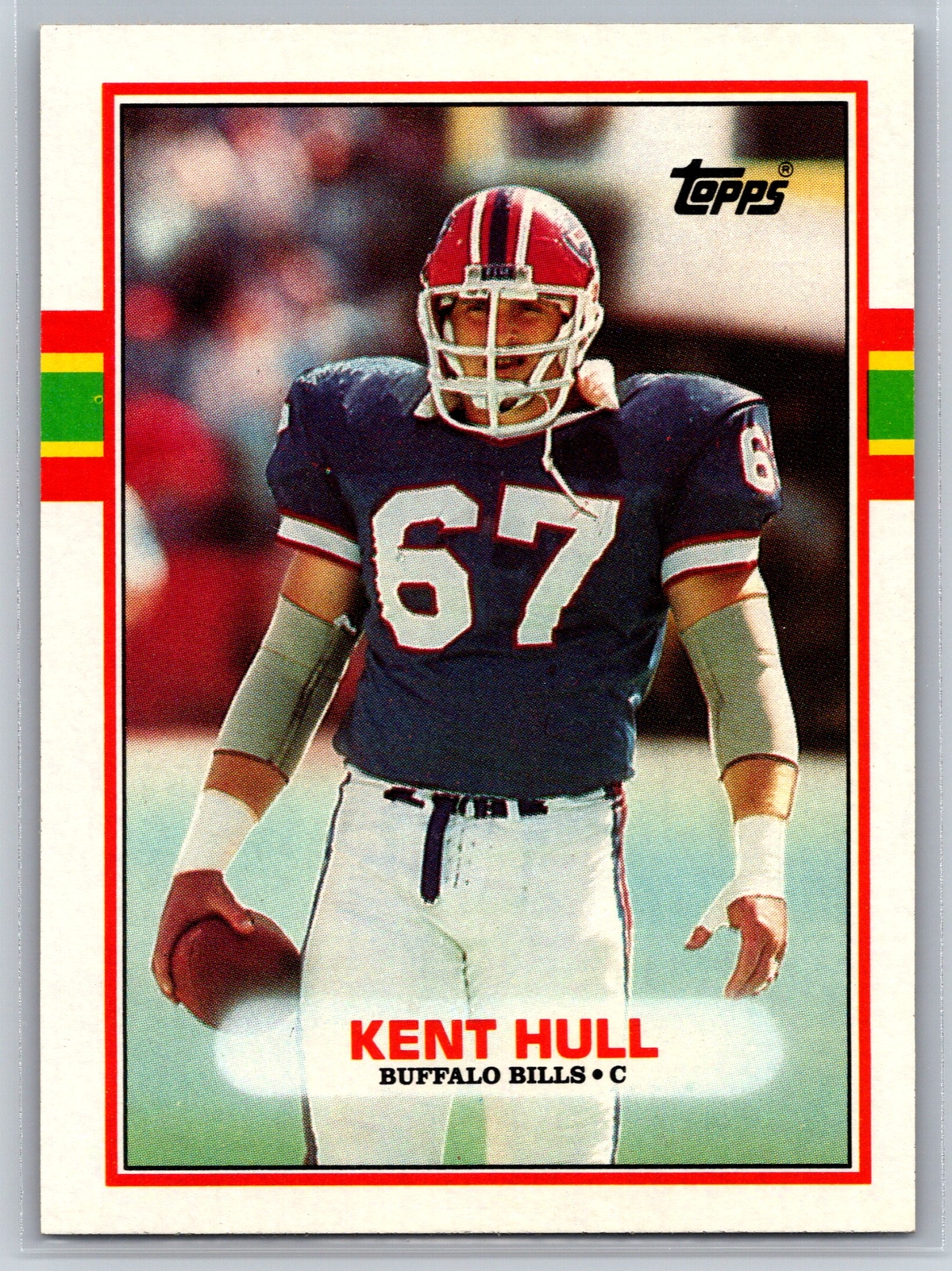 1989 Topps #48 Kent Hull Rookie Buffalo Bills | eBay