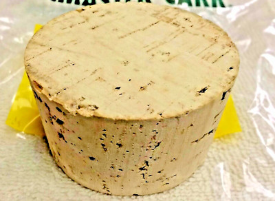 CORK, Push-In, Tapered, Round Cork Plug, Size 36, Fits 2-5/8" Large End ...