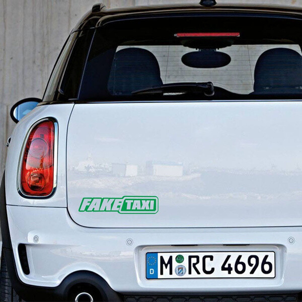 Fake Taxi Decal Stickers Car JDM Drift Race Window Van Tumbler 22 ...