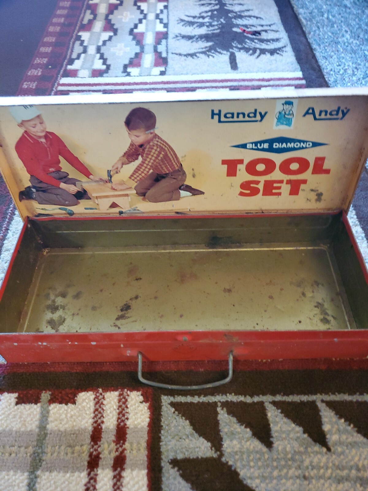 Handy Andy Blue Diamond Tool Set Box | eBay