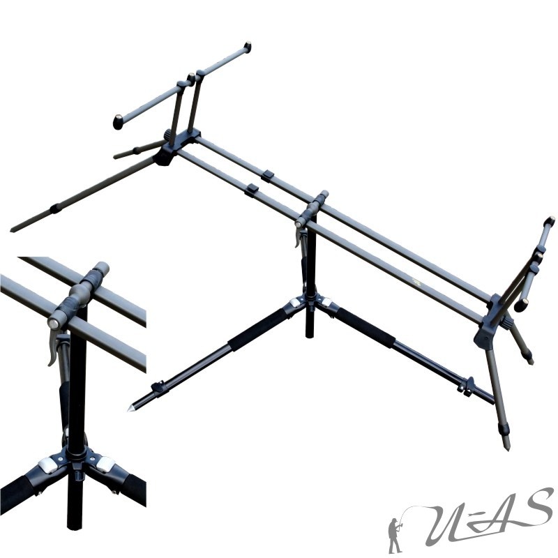 Delta Fishing Transformer Rod Pod 3 In 1 XXL High Pod Dreibein 3 Ruten ...