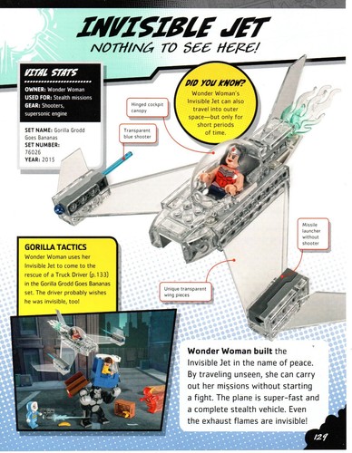 2000's LEGO INVISIBLE JET Character Mini-Figure Pin-Up PRINT AD ART ...