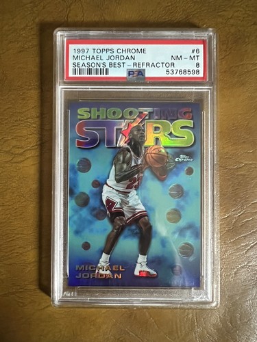 1997-98 Topps Chrome - Season's Best Shooting Stars Refractor #6 ...