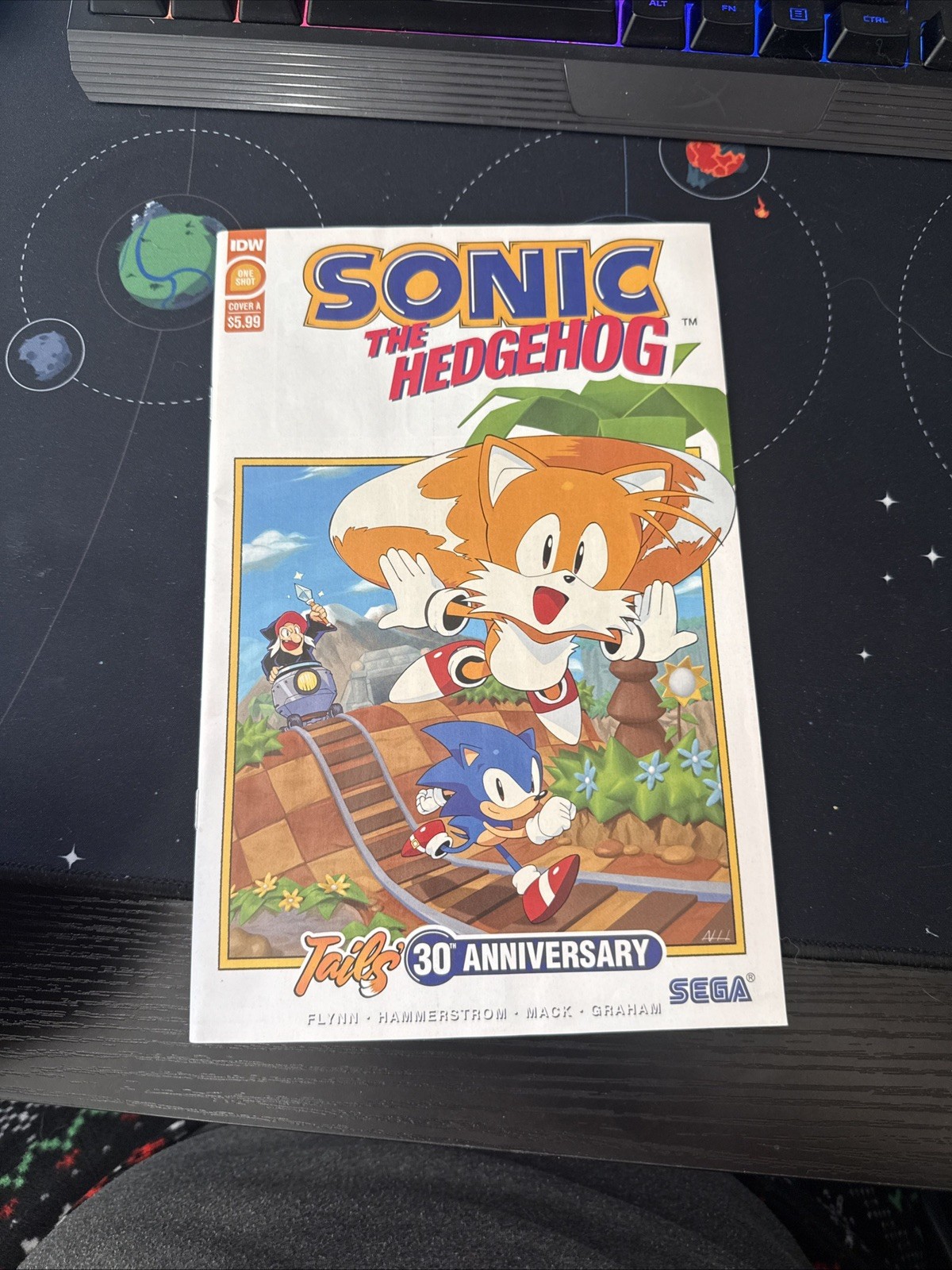 NM SONIC The HEDGEHOG Comic Book IDW 30th Anniversary TAILS Cover A ...