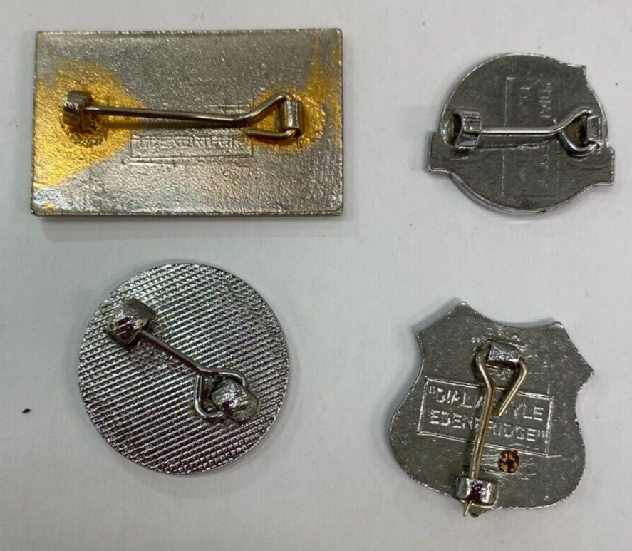 MADNESS 4 X Vintage Early 1980s enamel Button Badges Punk New Wave Ska ...