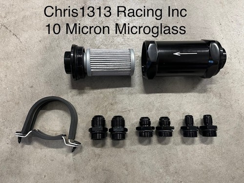 Chris1313 Racing Inc Fuel Filter 10 Micron Micro Glass E85 Microglass ...
