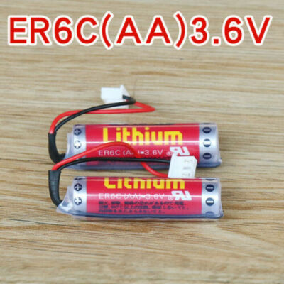 2PCS MAXELL ER6C AA F2-40BL 3.6V 1800mAh Battery for Mitsubishi FX PLC ...