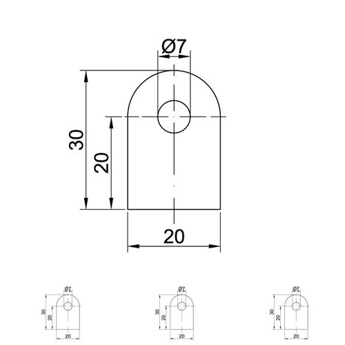 Anschweisslaschen Lasche Edelstahl / Stahl Laschen Anschweißlasche ...