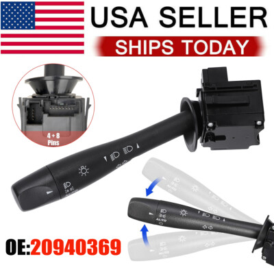 Turn Signal & Headlamp Dimmer Switch Blinker Lever for Chevy Malibu ...