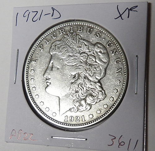 1921-D Morgan Silver Dollar XF Cleaned Denver Mint (ap22) | eBay