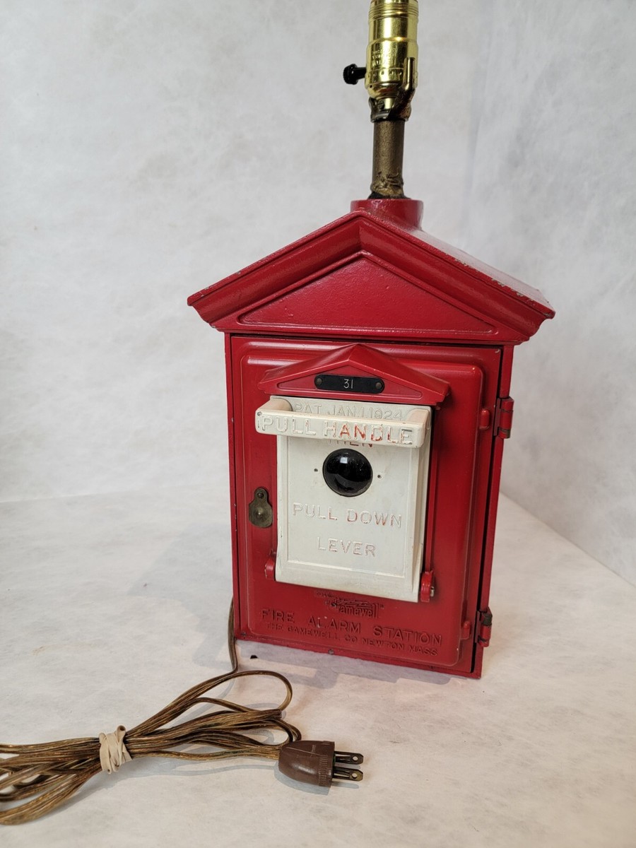 Vintage Gamewell Fire Alarm Box Fire Alarm Systems 1919 A