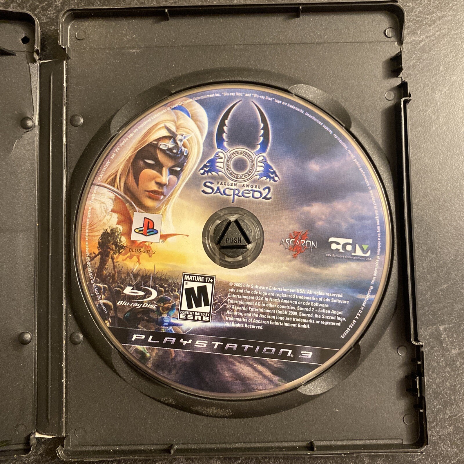 Sacred 2 Fallen Angel PS3 Sony Playstation 3 Disc Only Tested Clean ...