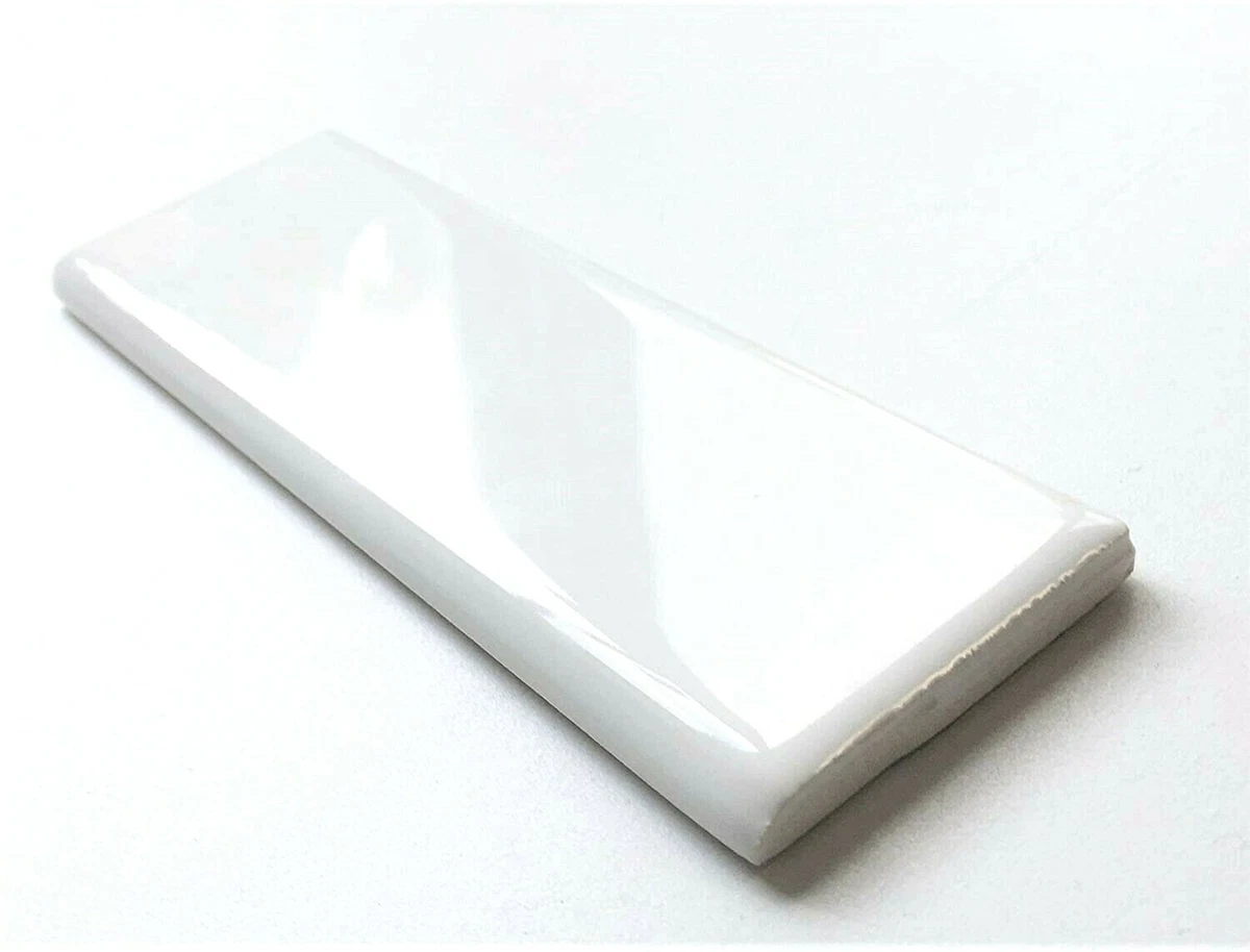 2x6 White Ceramic Tile