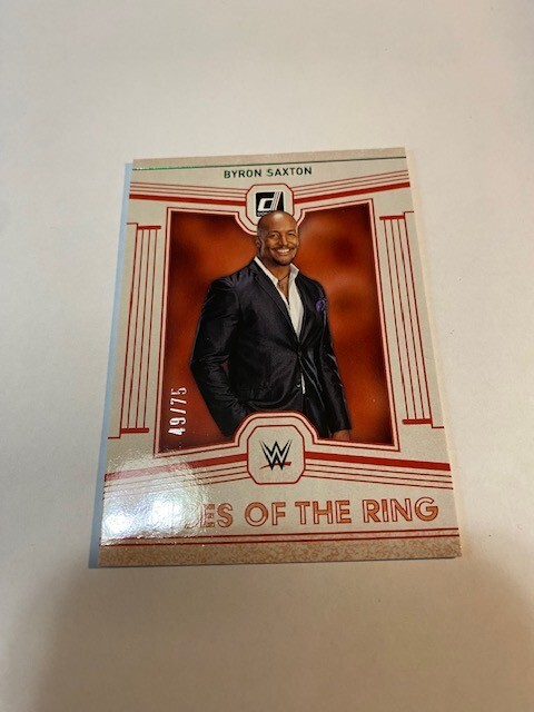 BYRON SAXTON 2023 CHRONICLES WWE SP VOICES OF THE RING GREEN 49/75 | eBay