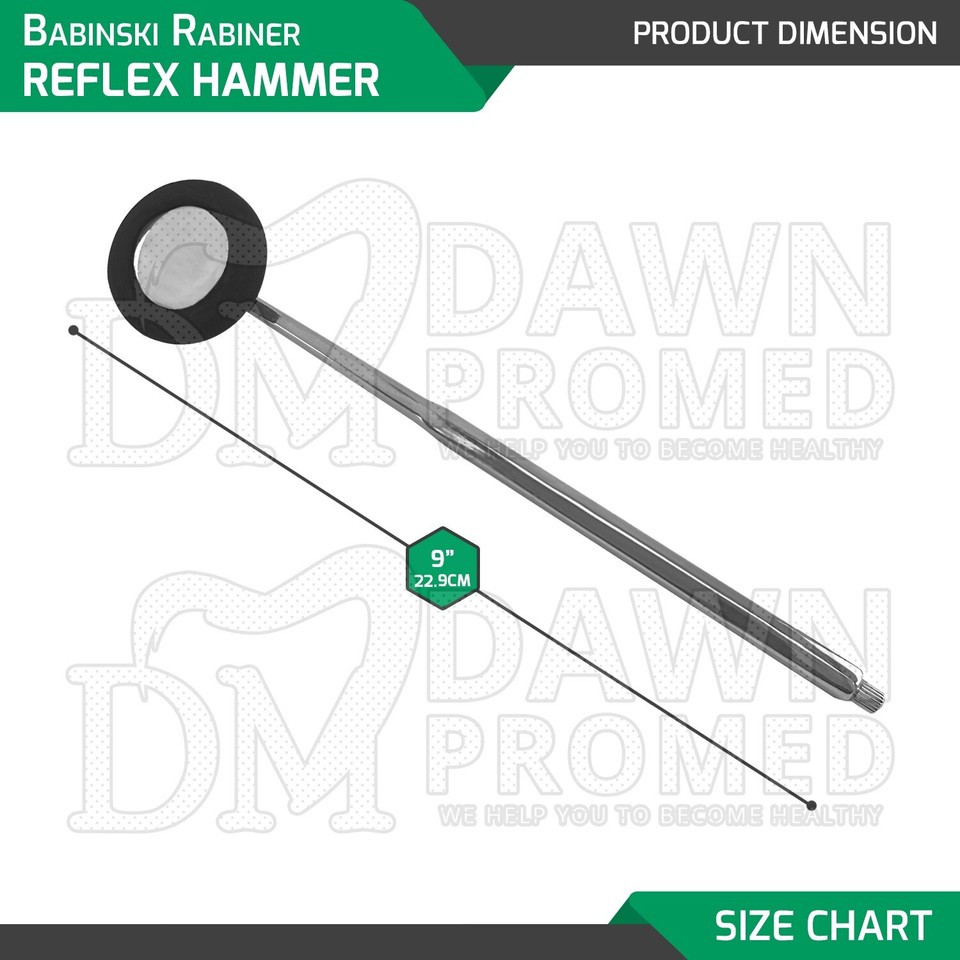 Babinski Neurological Hammer 9" W/Concealed Needle Medical Instrument ...