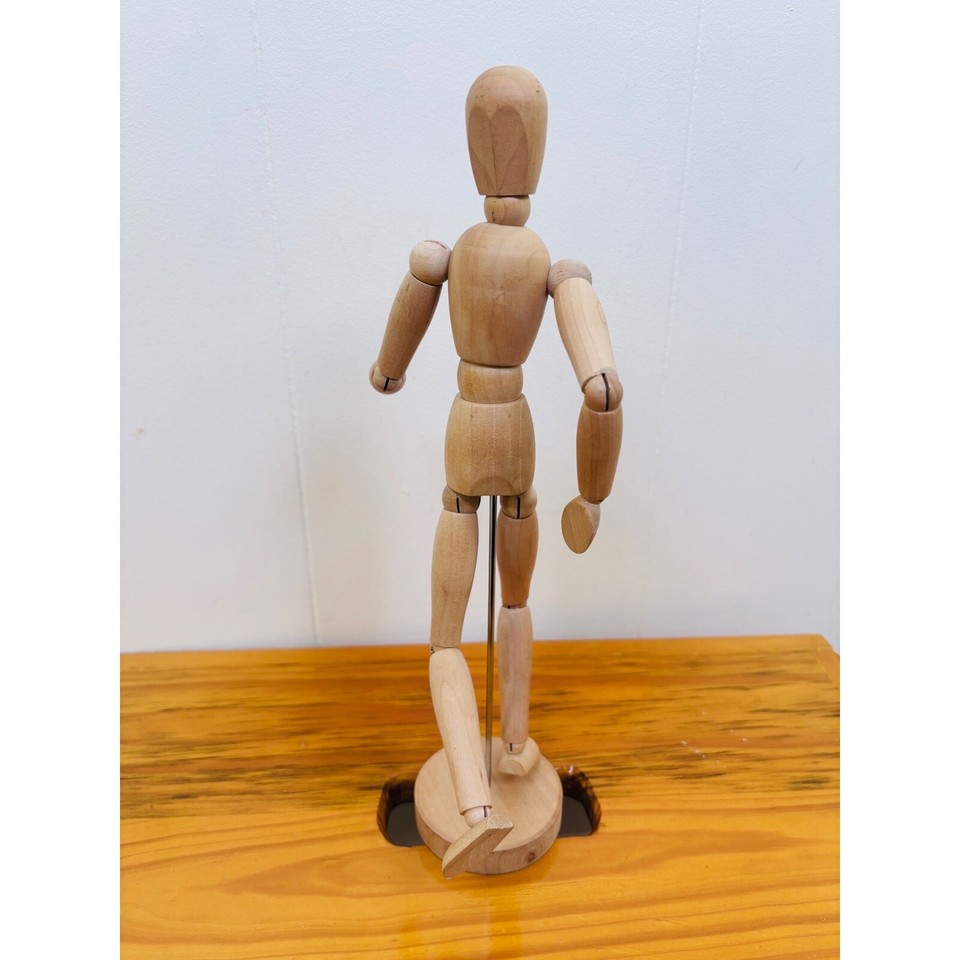 IKEA Gestalta Artist Mannequin Wooden Figure Posable Model Art Display | eBay