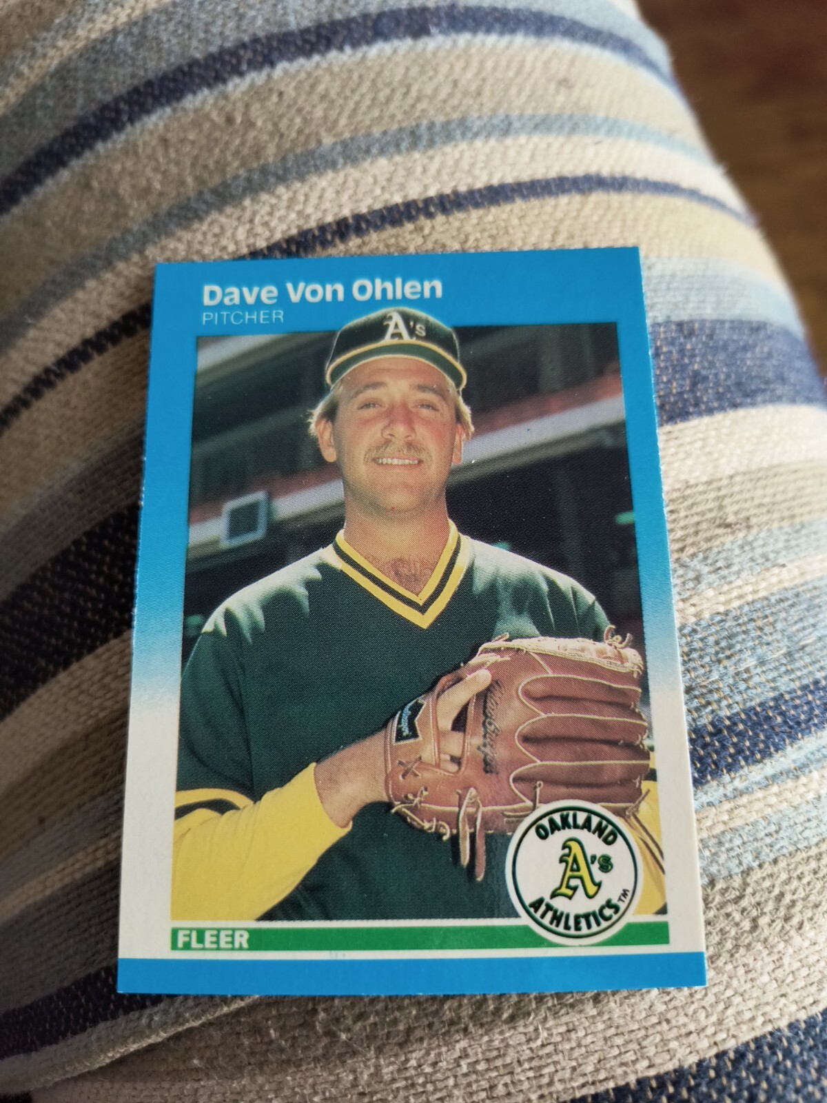 DAVE VON OHLEN 1987 FLEER GLOSSY #408 FREE SHIPPING | eBay