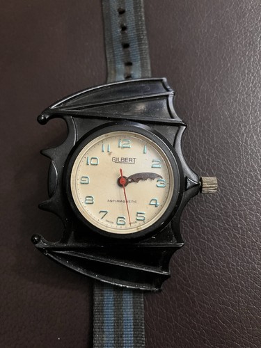 Vintage 1966 Gilbert Batman Watch Rare Batwing | eBay