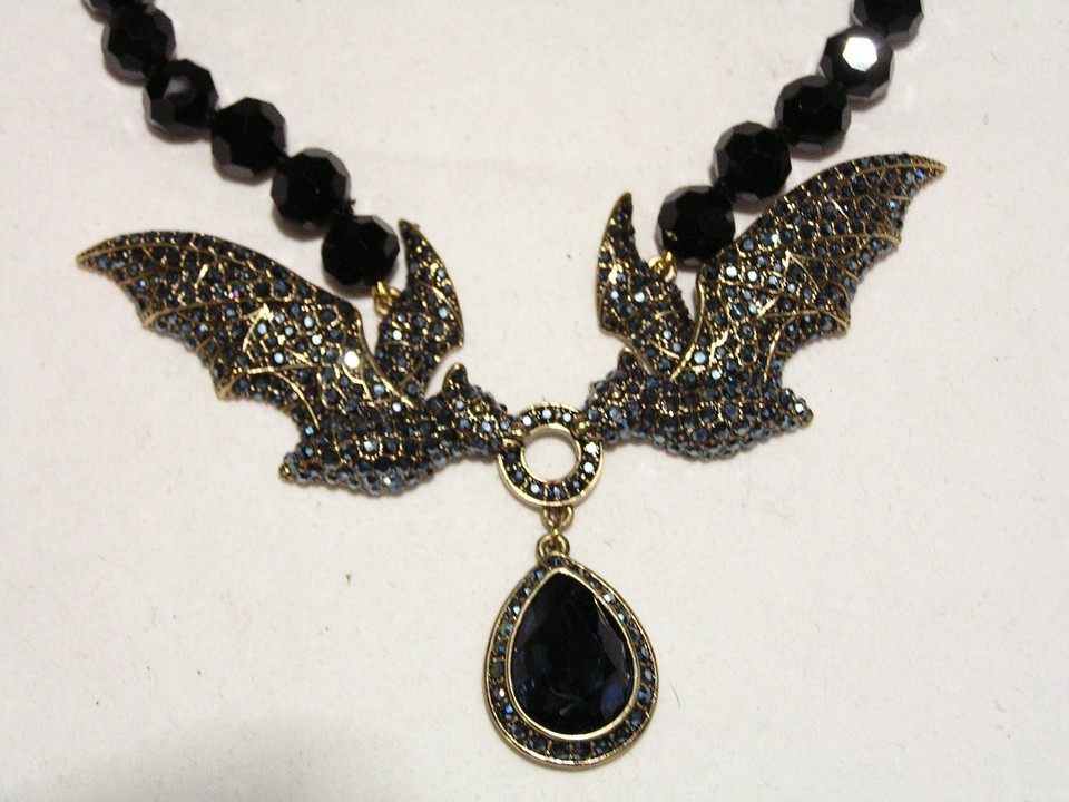 ...HEIDI DAUS...Collana Con Perle Di Vetro E Cristallo | eBay