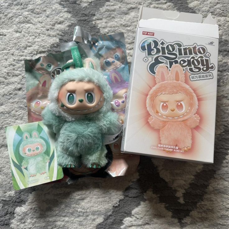 Labubu Generation 3 Big Into Energy Series Set of 6 | Rare Collectible ...