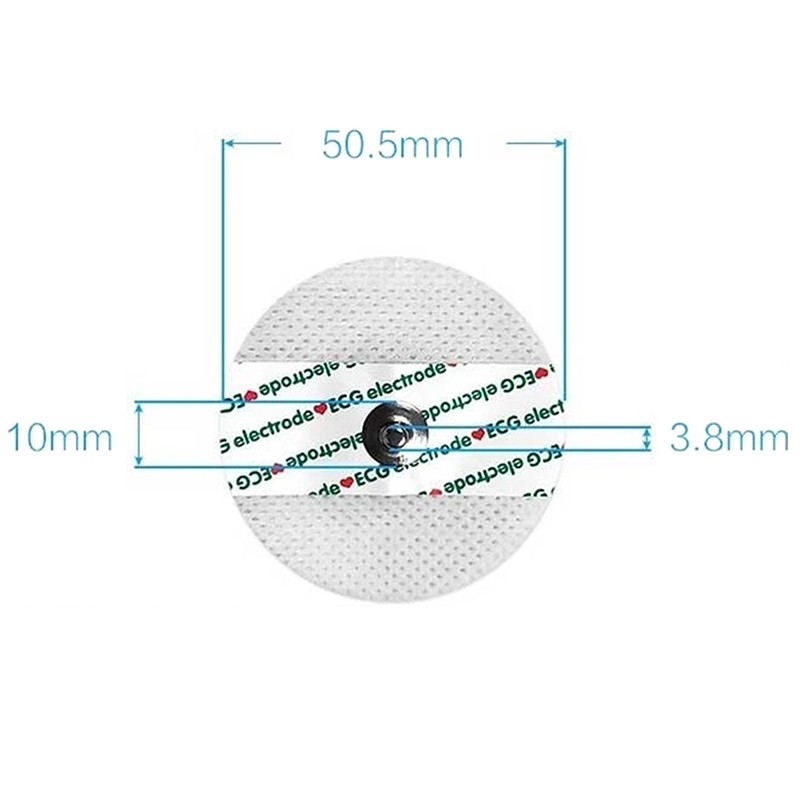 50pcs ECG Electrodes Medical Disposable Electrode Patch EKG Electrode ...