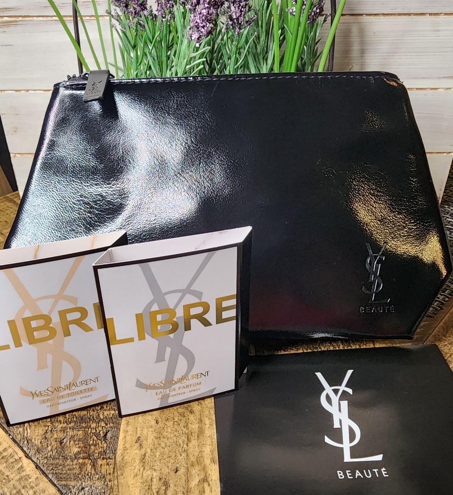 3Pc Gift Set Yves Saint Laurent LIBRE EDP, EDT & Pouch NEW