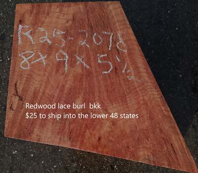 Redwood Lace Burl | Turning block | Craft Wood | R25-2078 | eBay