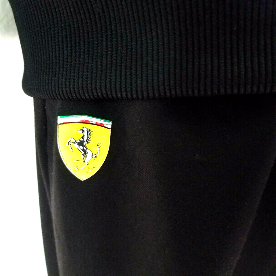 Puma Official SCUDERIA FERRARI Tracksuit Black Jacket Small/Pants ...