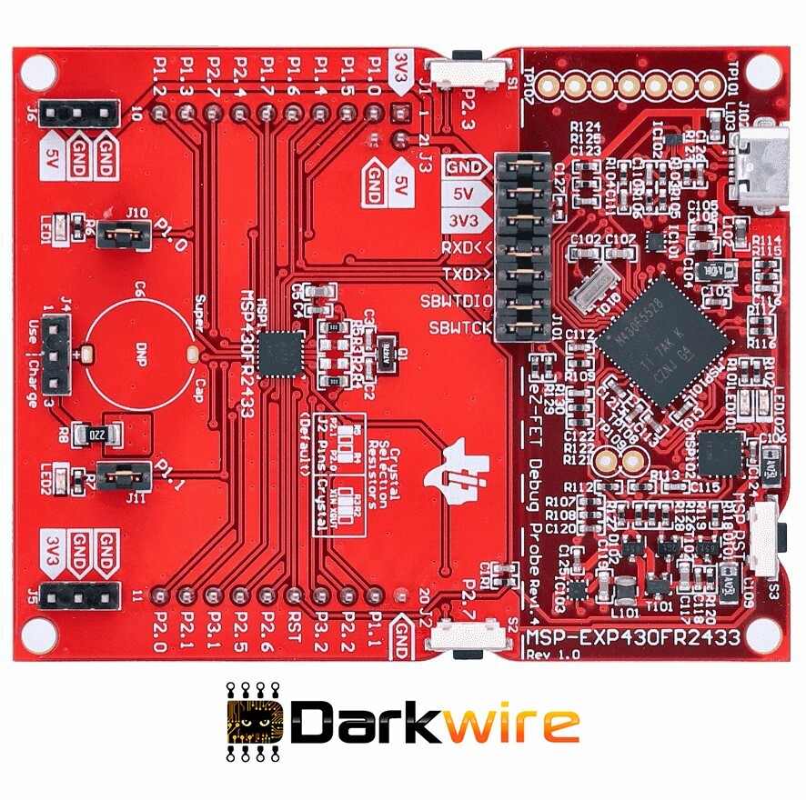 Texas Instruments MSP430FR2433 LaunchPad Development Kit TI MSP430 MCU - Arduino | eBay