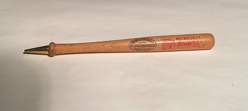 Vintage 1957 Milwaukee Braves adj wooden Pencil | eBay