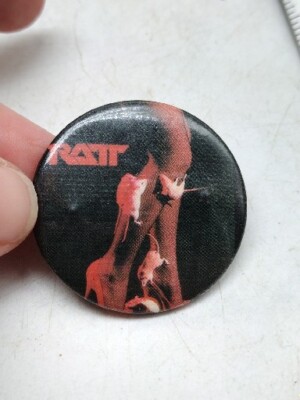 Vintage RATT Band Pin Pinback Button Badge | eBay