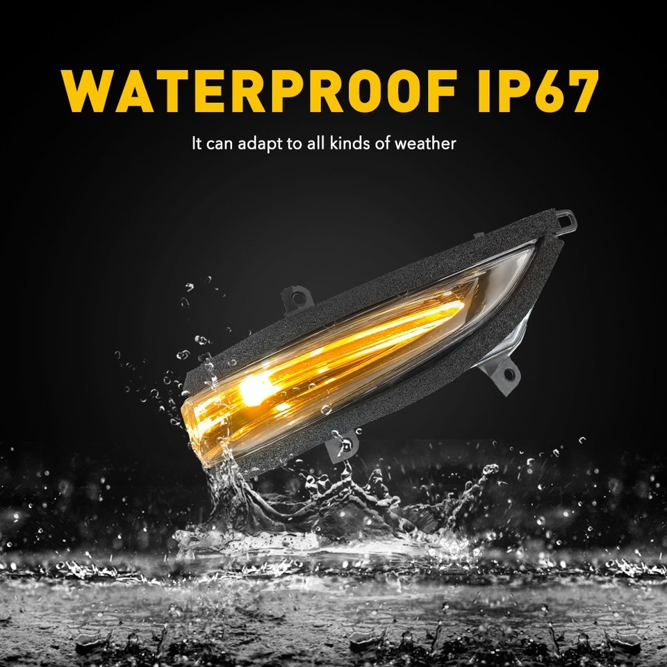 Driver Mirror Turn Signal Amber Light 81740-60100 For Lexus LX570 GX460 ...