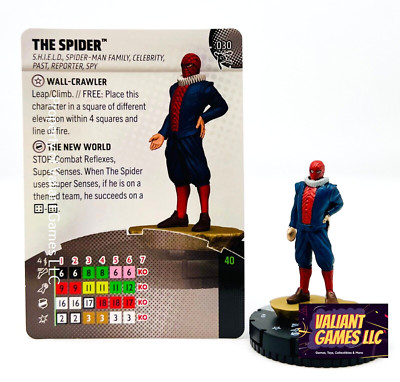 Marvel Heroclix The Spider #030 w/ Card Spider-Verse Set | eBay