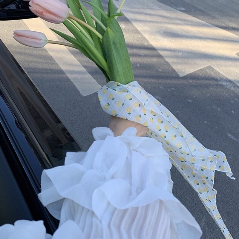 Floral Bandana Headband Floral Hair Bandanas For Girl Head Kerchief ...