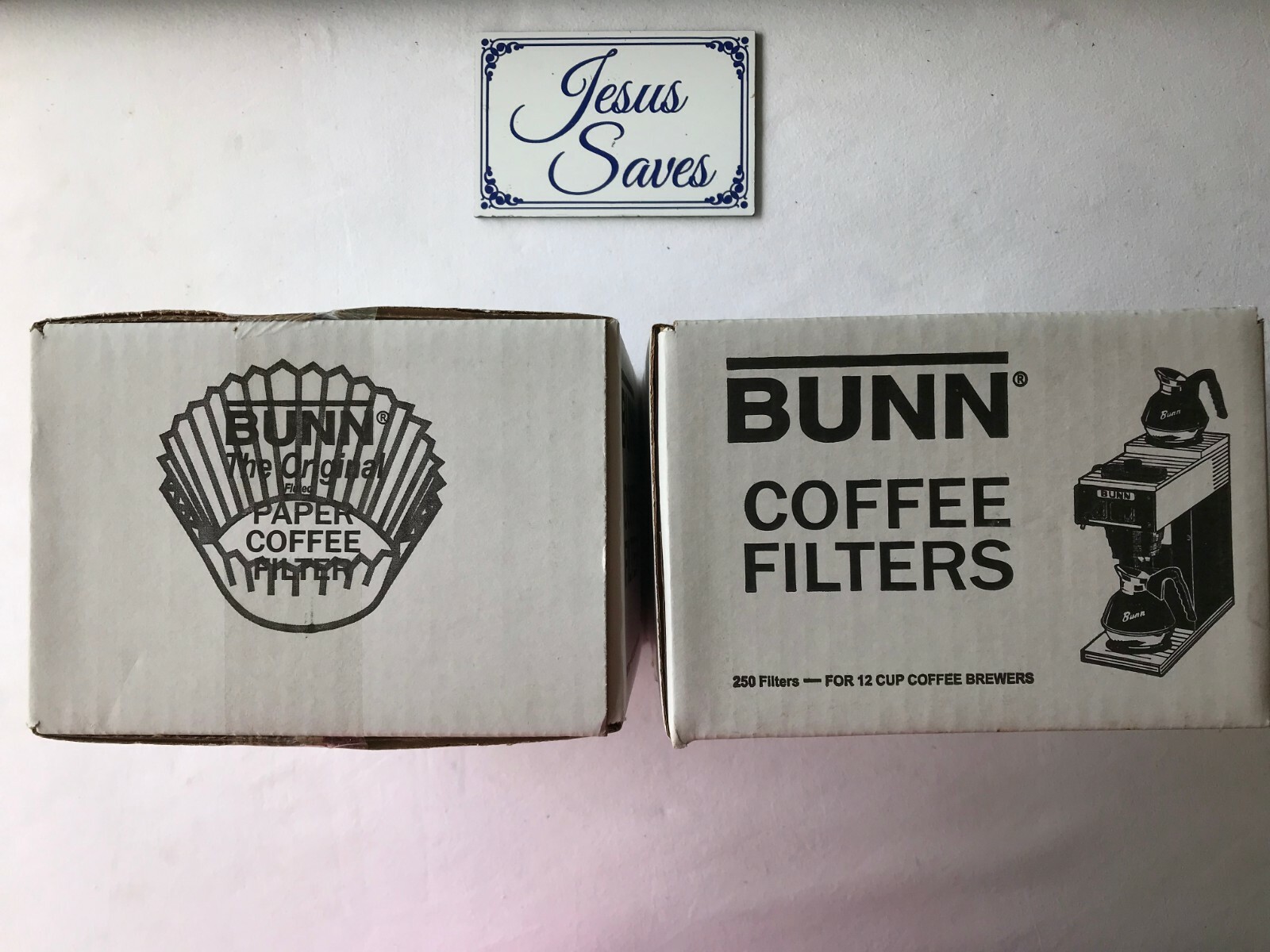 4- Boxes of Real Bunn White Paper Filters 250 Box=1000 Filters 12 cup ...