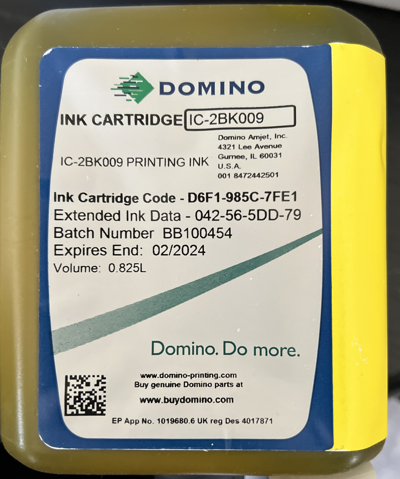 (6) Genuine Domino Make Up Ink Cartridge IC-2BK009 | eBay