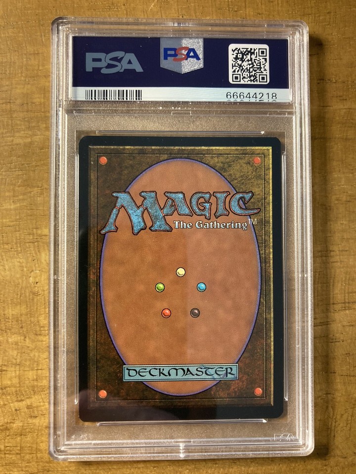 MTG GEMSTONE MINE Weatherlight PSA 9 MINT Uncommon LAND 1997 BROM Art ...