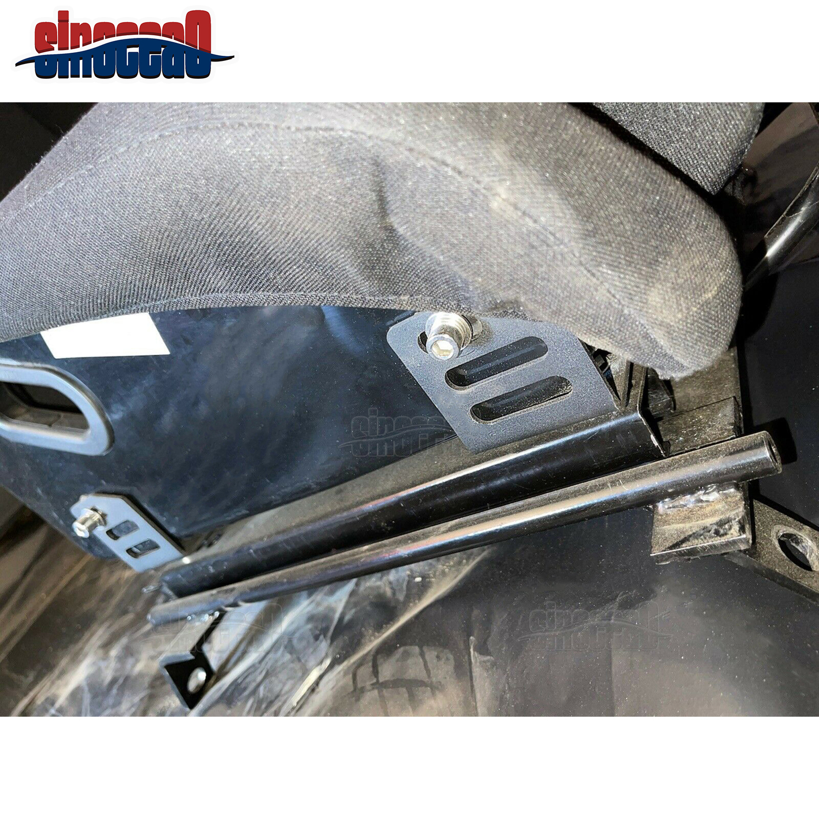 8pcs Universal Super Low Ride Side Adjustable Bucket Racing Mount Seat ...