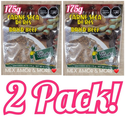 X2 TIA LENCHA MACHACADO CARNE SECA SHREDDED BEEF JERKY 175gr MONTERREY ...