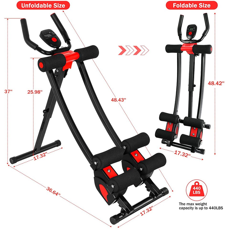 Ab Workout Equipment Ab Machine for Stomach Workout in Home Gym ...