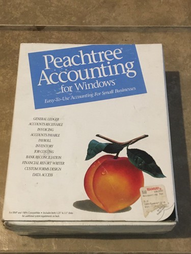 Peachtree Accounting Software Version 5.0 New Sealed NOS | eBay