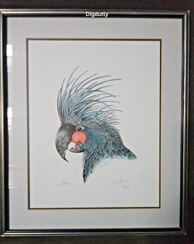 Eric Peake 1994 Palm or Goliath Cockatoos / Artwork Print LIMITED ...