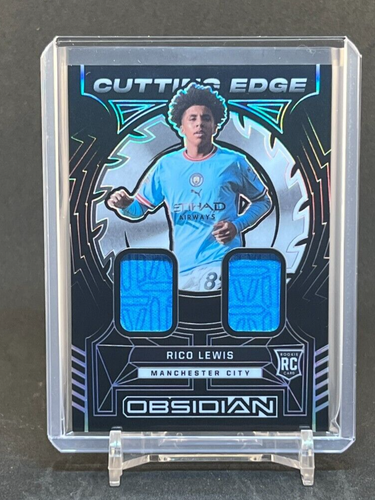 2022-23 Panini Obsidian Soccer RICO LEWIS Cutting Edge Rookie Relic ...