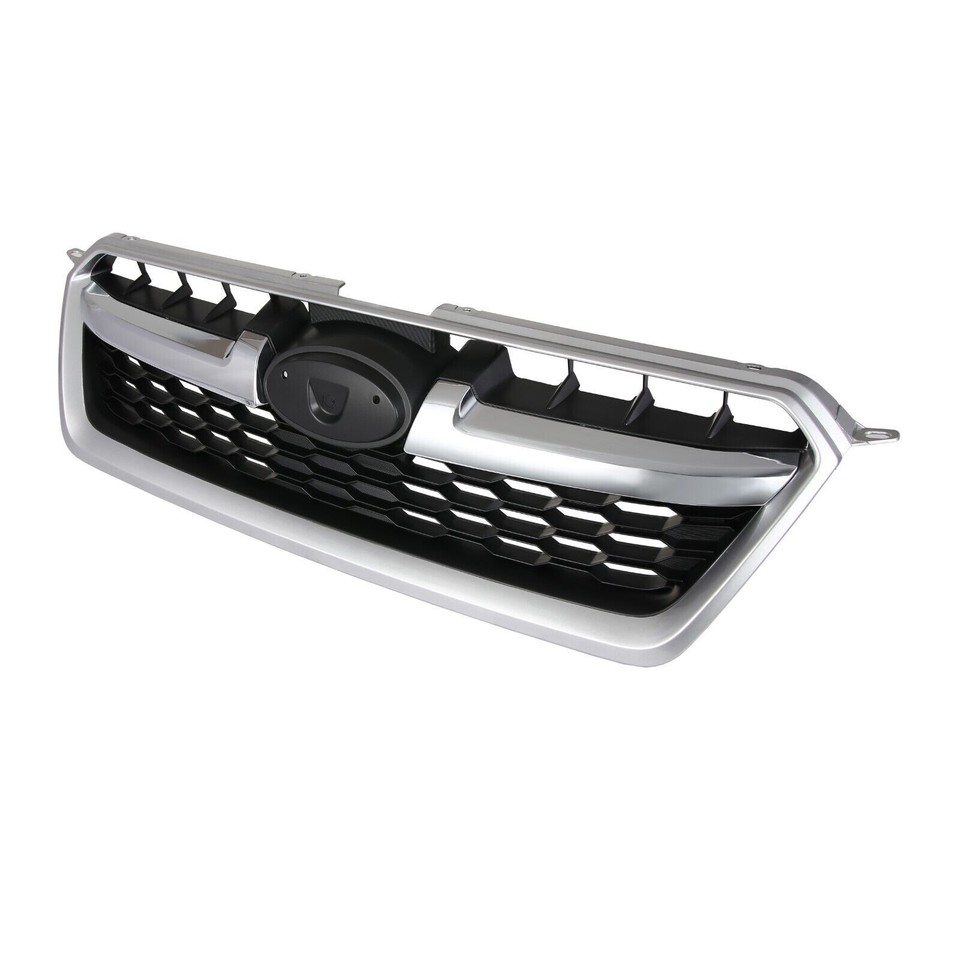 91122FJ010 Front Upper Bumper Grille Chrome & Black for 2012-2014 ...