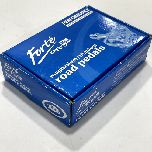 Forte Pro Road Bike Bicycle Clipless Pedals Pair Magnesium Titanium Box ...