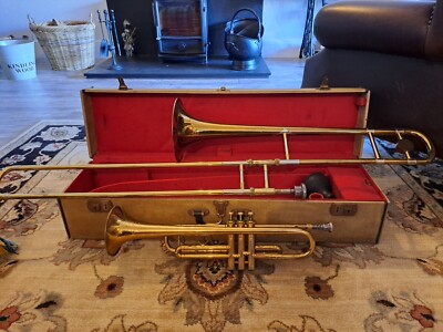 Invicta Selmer brass Trumpet & Trombone including case | eBay UK