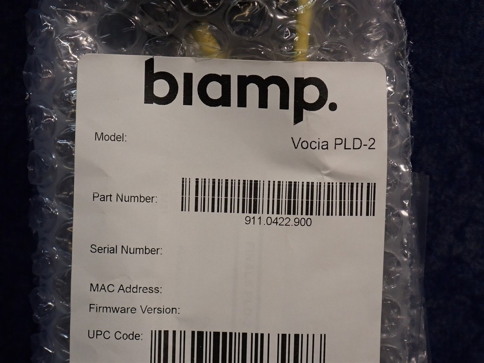 NEW 4 Pack Biamp Vocia PLD-2 Passive Line End Device 911.0422.900 ...